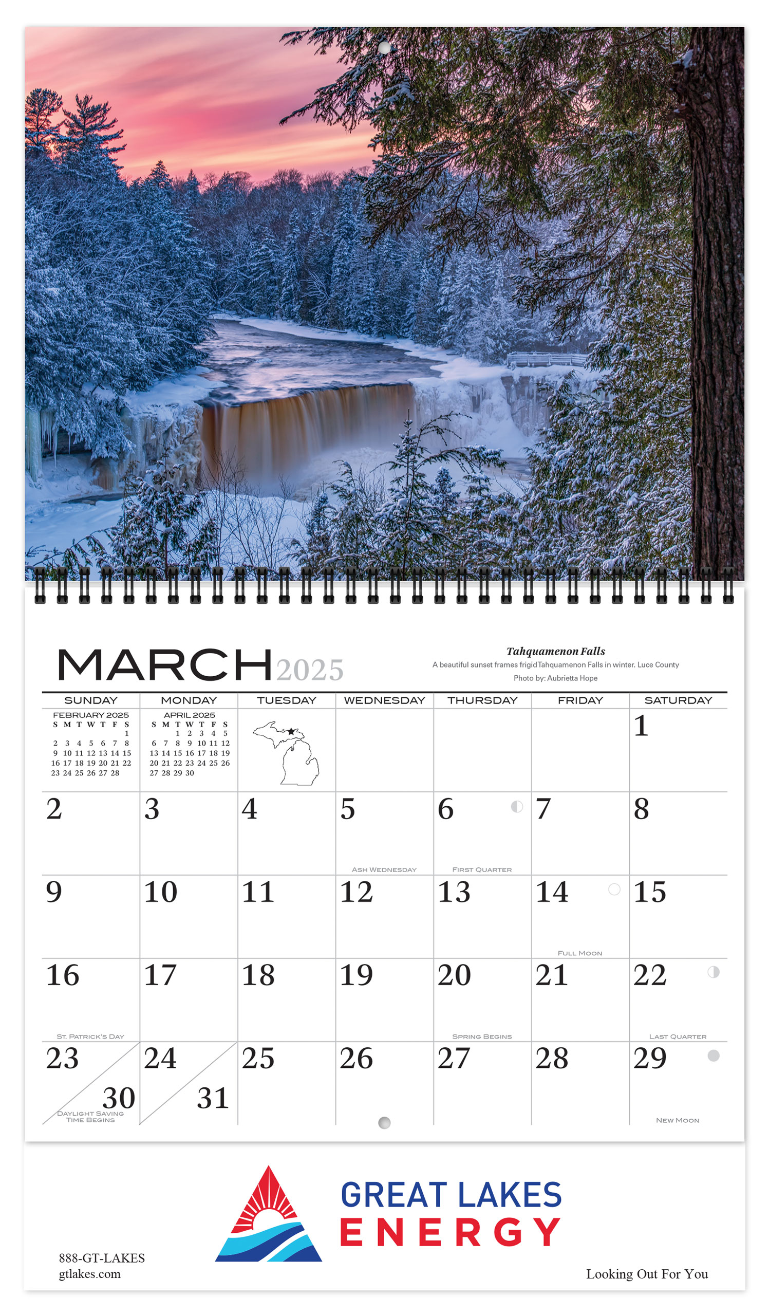 Michigan Promotional Calendar | Farley Promo