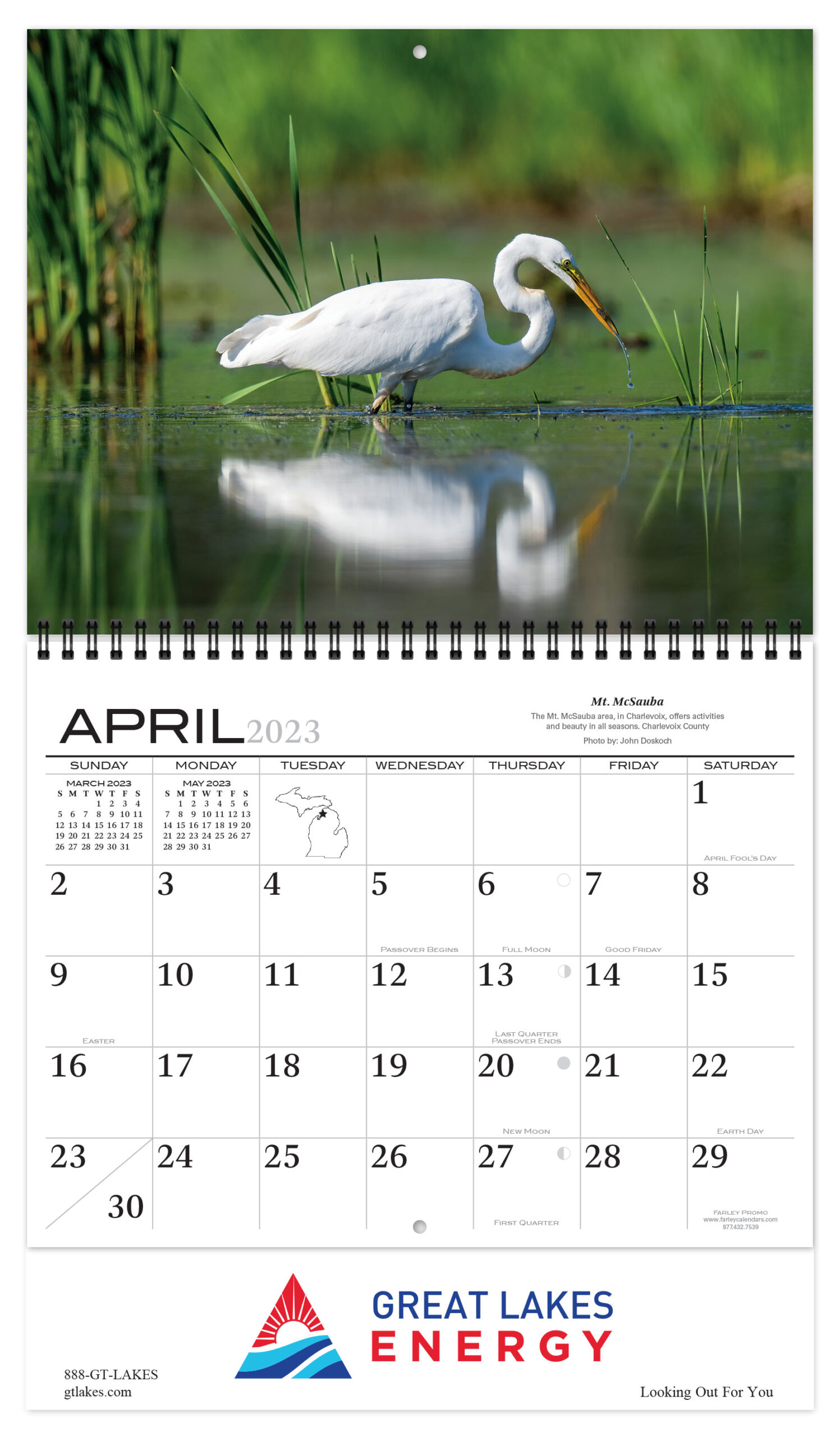 Michigan Promotional Calendar | Farley Promo