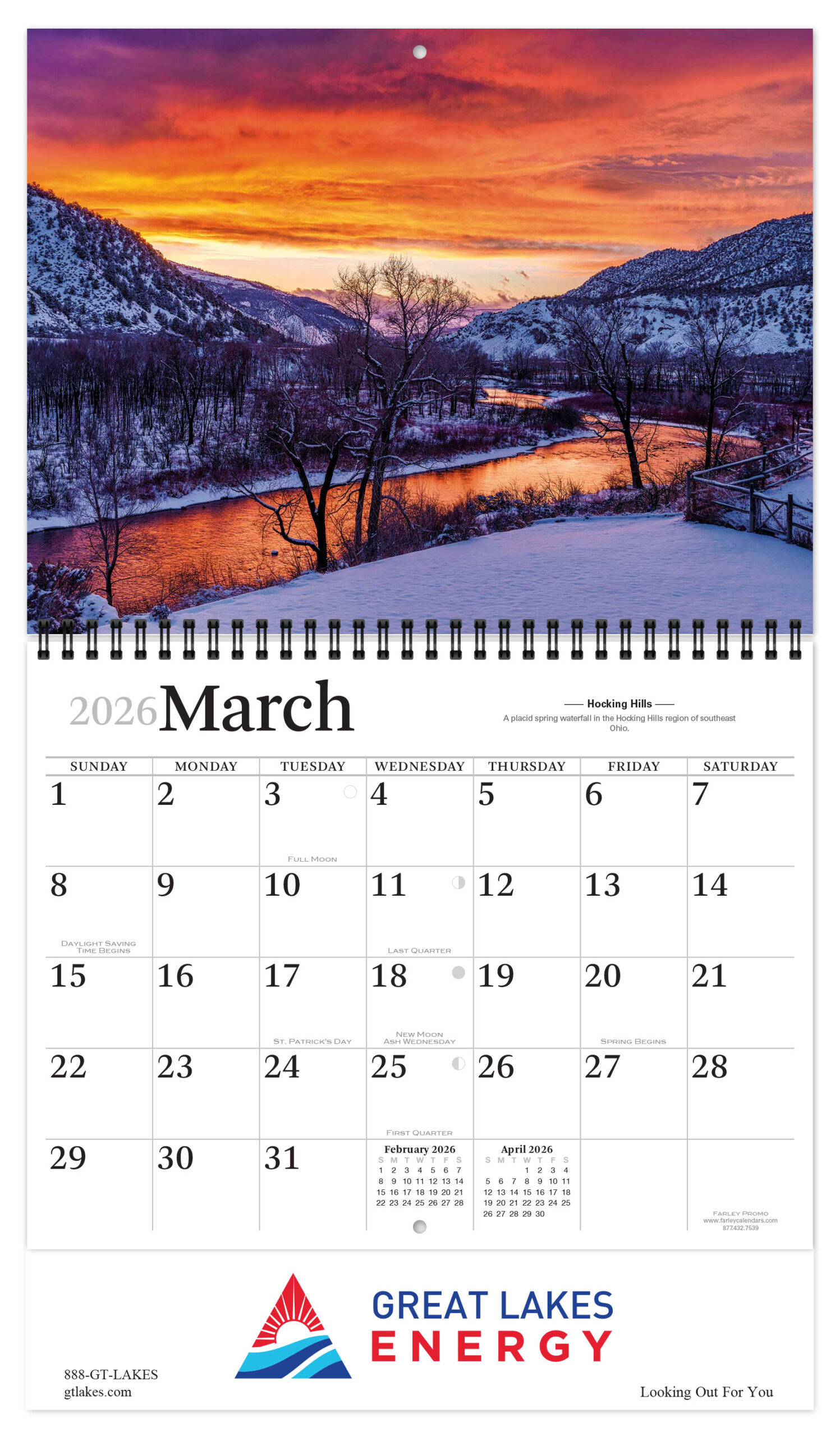 Country Roads Promotional Calendar | The Farley Calendar Company