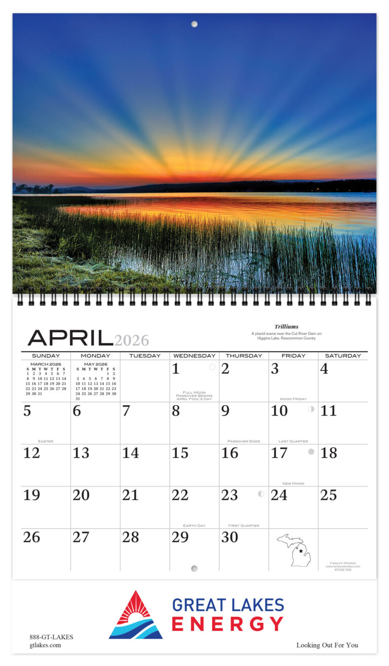 Michigan Promotional Calendar | Farley Promo